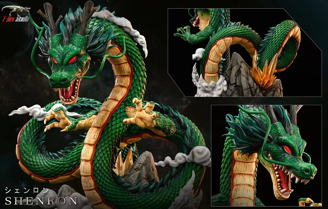 Earth Shenron with LED - Dragon Ball Resin Statue - T-Rex Studios [In ...