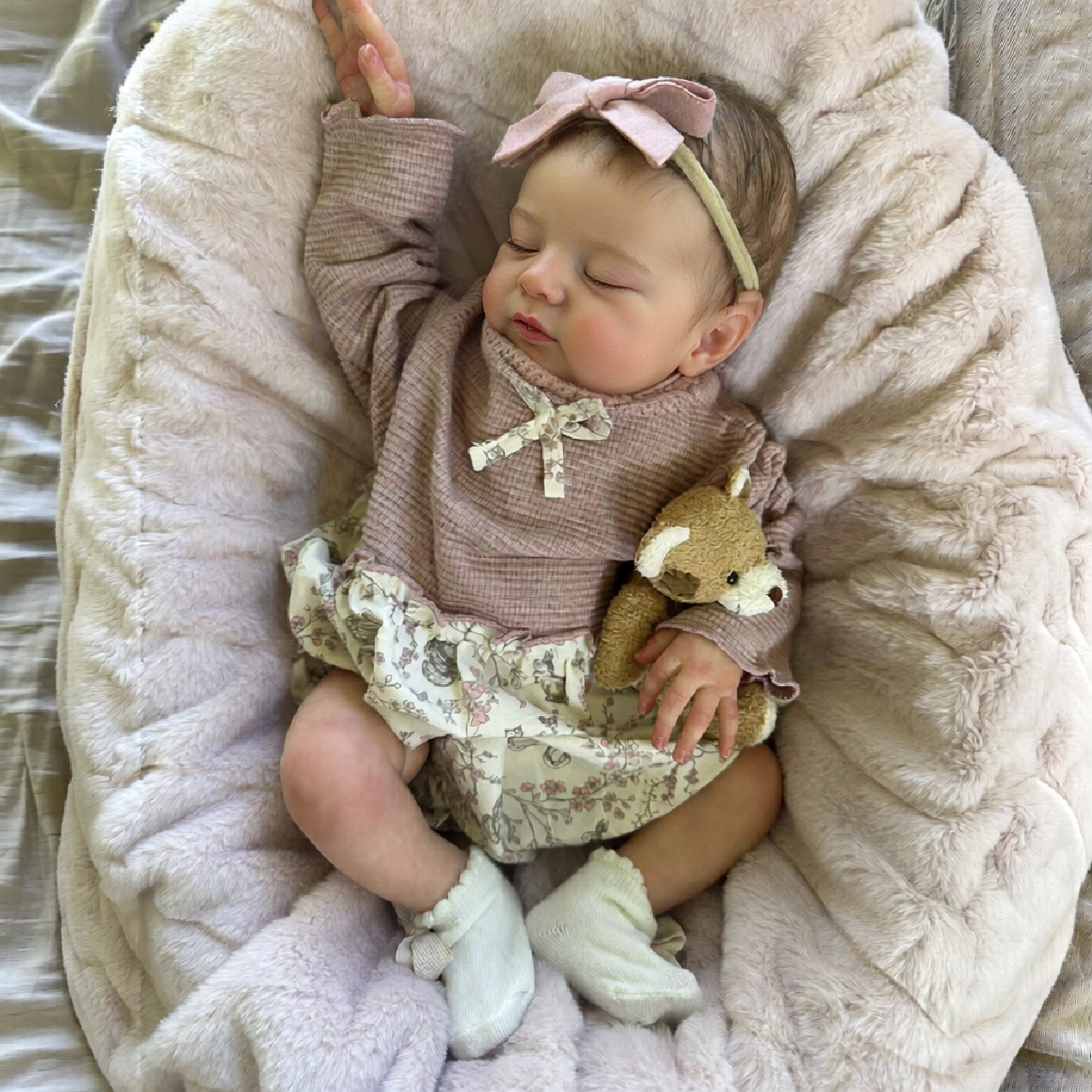[Heartbeat & Breath]20" Silicone Vinyl Reborn Baby African American ...