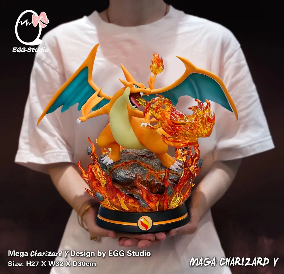 Mega Charizard Y - Pokemon Resin Statue - EGGS Studios [In Stock]