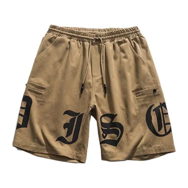 Symbol Print Shorts