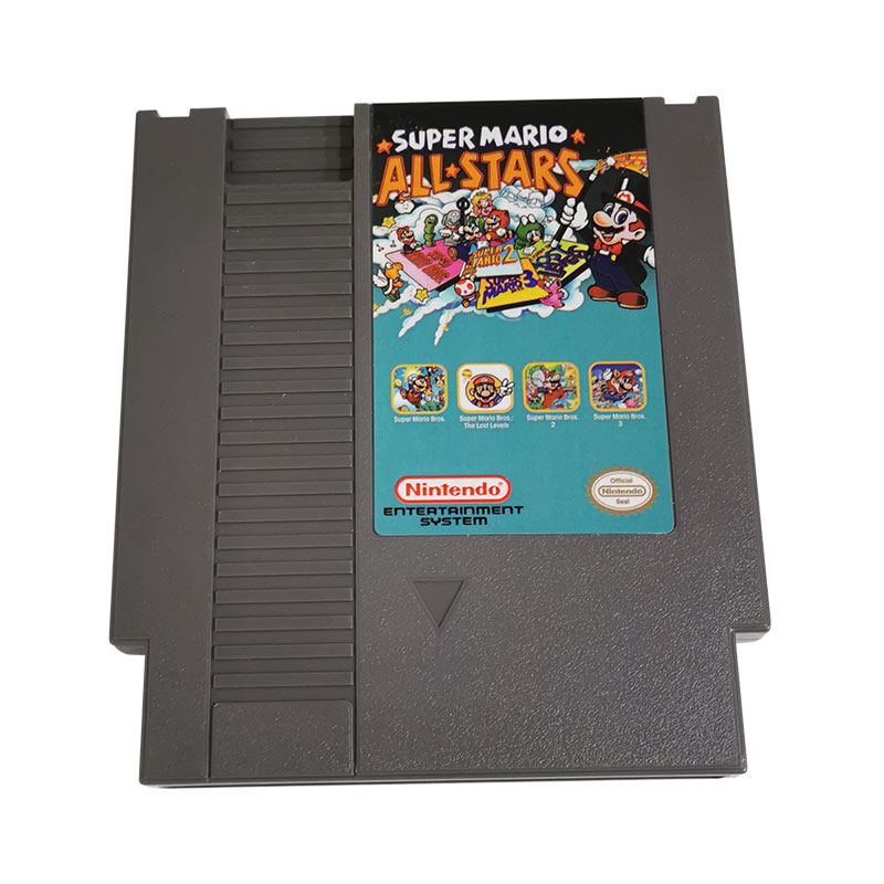 8 Bit NES Game Card - Super Mario All Stars - NES Games Cartridge - For ...