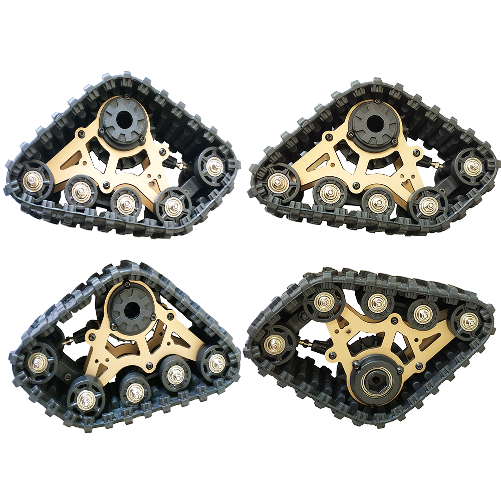 4PCS Aluminum Option Aggressive Tread Tires Tracks System Set and ...
