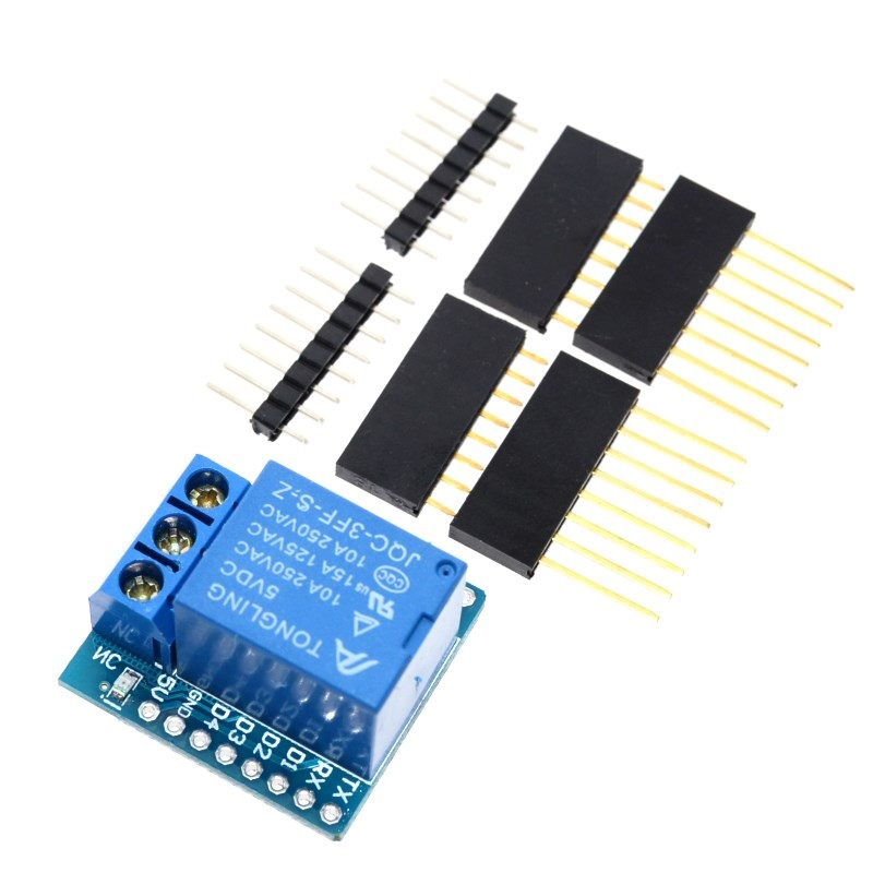 1 Channel Relay Module with High Level For D1 MINI 5V hight trigger ...