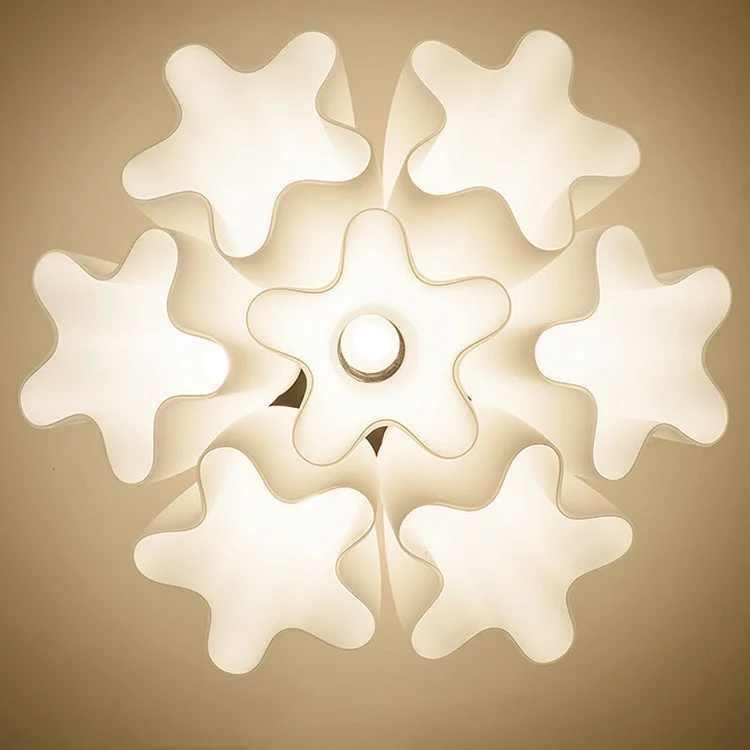 Simple Flower Ceiling Lamp Living Room Lamp Bedroom Simple Lamp ...