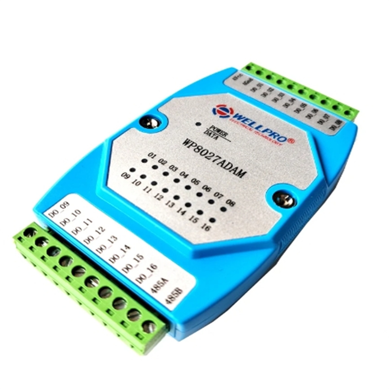 WP8027ADAM 16 channels Digital output module RS485 MODBUS RTU ...