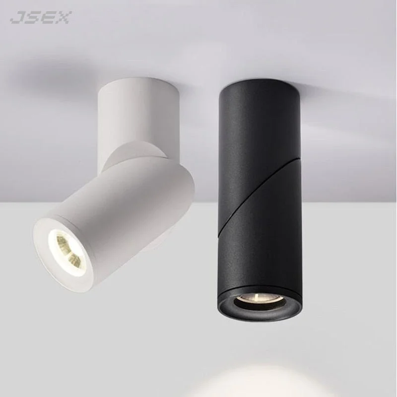 Dimmable Rotating LED Downlights 10W15W20W COB LED Ceiling Spot Lights ...