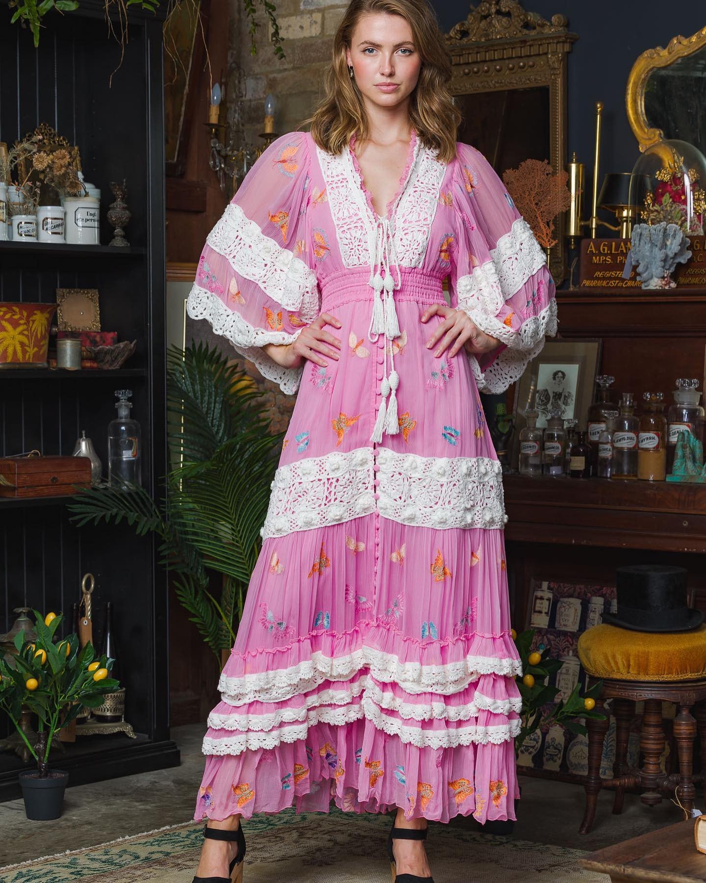 Sweet girly ballet style dress 1941