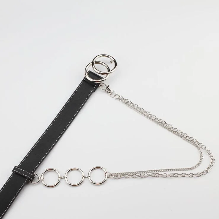 DOUBLE CIRCLE CHAIN BELT