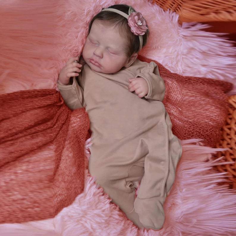 [Full Silicone Girl] Flexible Realistic Baby Reborn Liquid Silicone ...