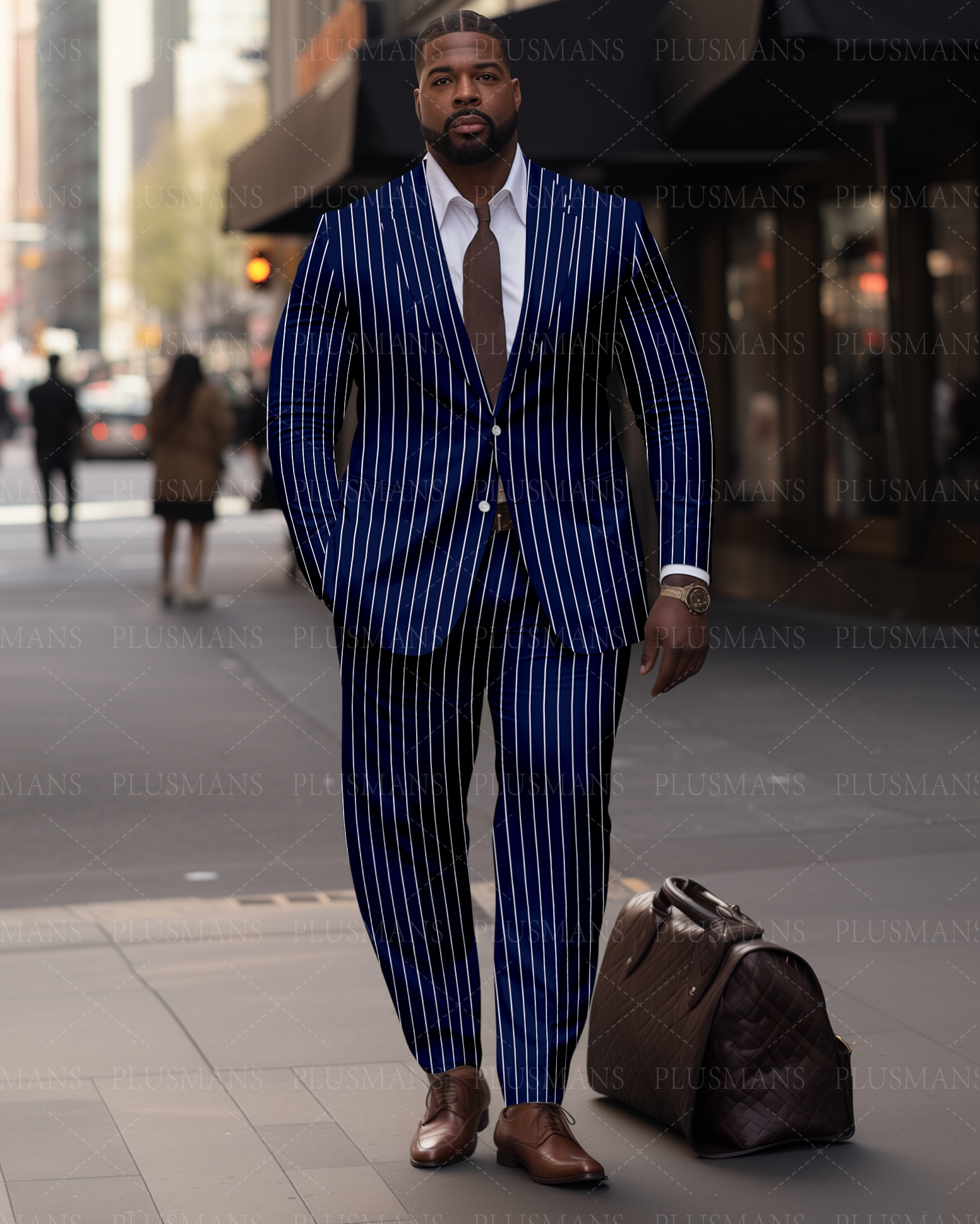 Men's L-10XL Big And Tall Plus Size Gentleman's Classic Business ...