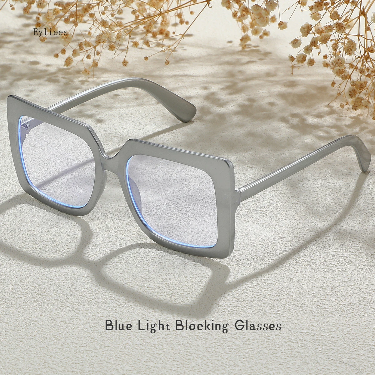 Oversized Square Glasses Frame Women Vintage Big Thick Frames ...