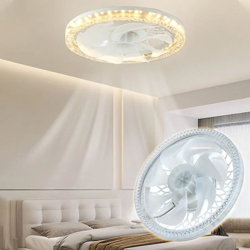 💥 2-in-1 Mute Adjustable Fan Light with Remote Control