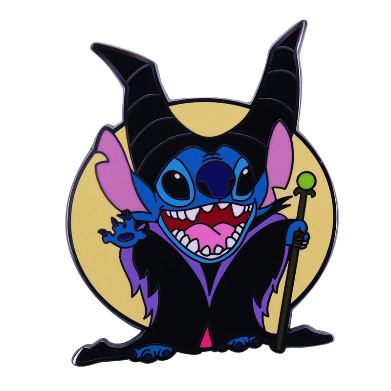 Interstellar baby Stitch dressed as a sleeping Malin Fessen badge evil ...