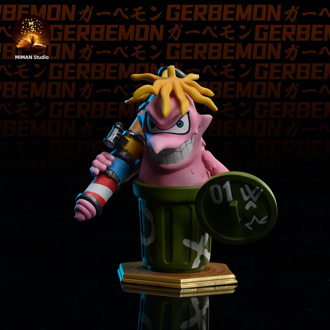 Cuumon, Sukamon & Gerbemon - Digimon Resin Statue - MIMAN Studios [In ...
