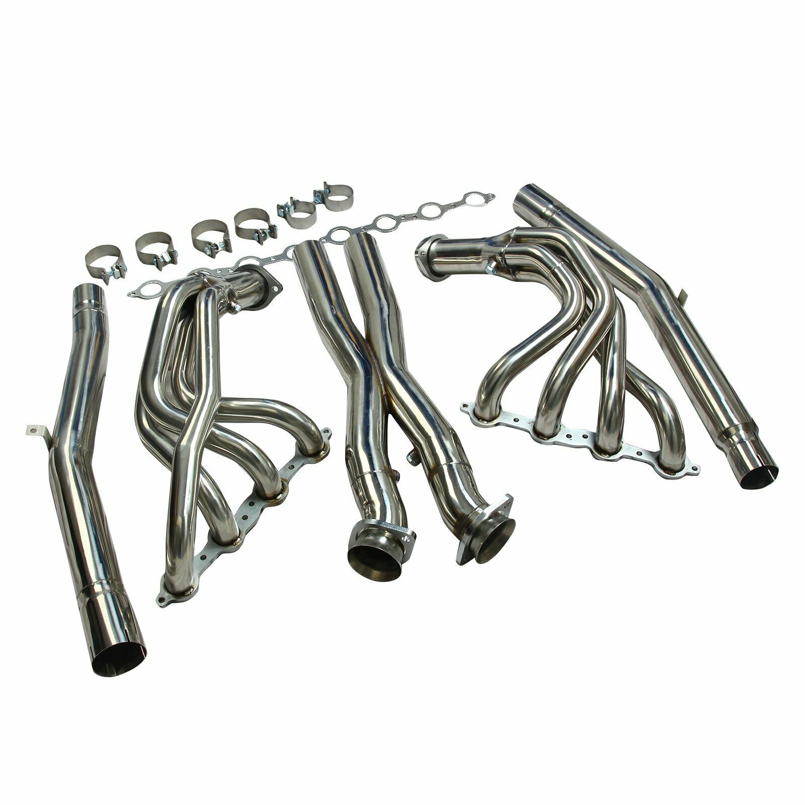 For 05-13 Chevy Corvette C6 LS2 LS3 Stainless Exhaust Headers Manifolds ...