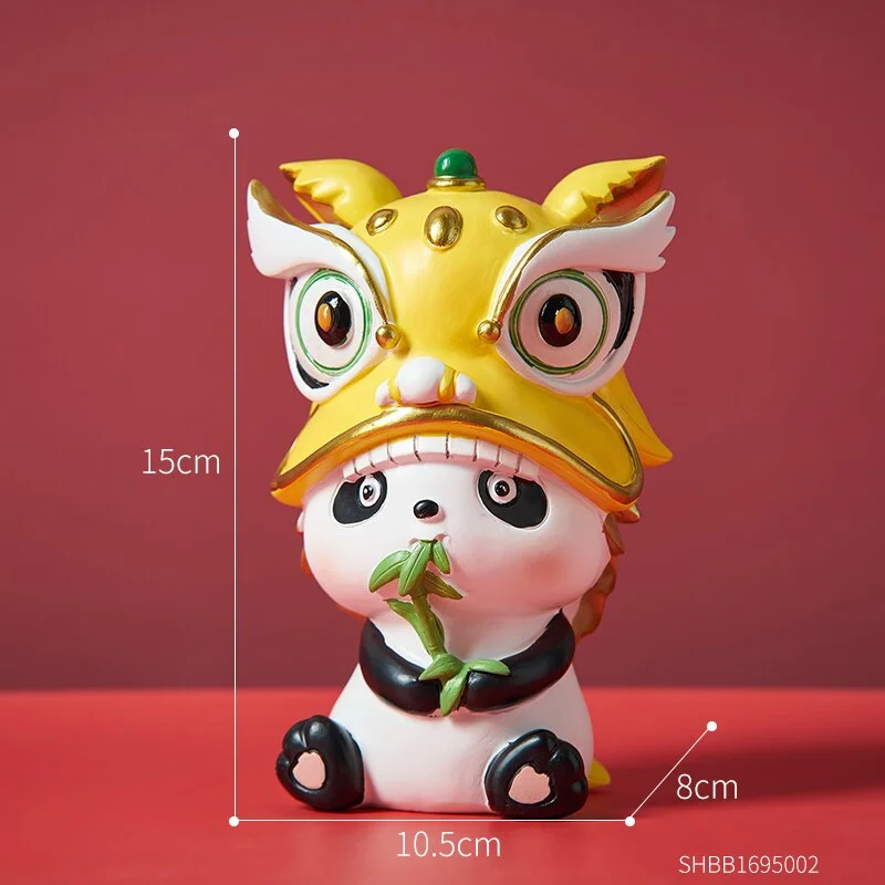 Chinese Resin Animal Statue Living Room Decor Modern Home Decoration ...