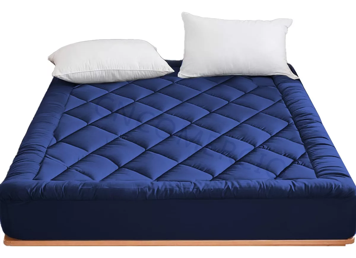 Protector de colchón suave y esponjoso de 1,0 m para cama individual