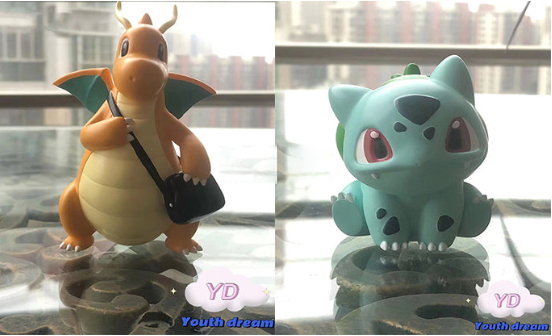 Dragonite & Bulbasaur - Pokemon Resin Statue - Youth Dream Studio