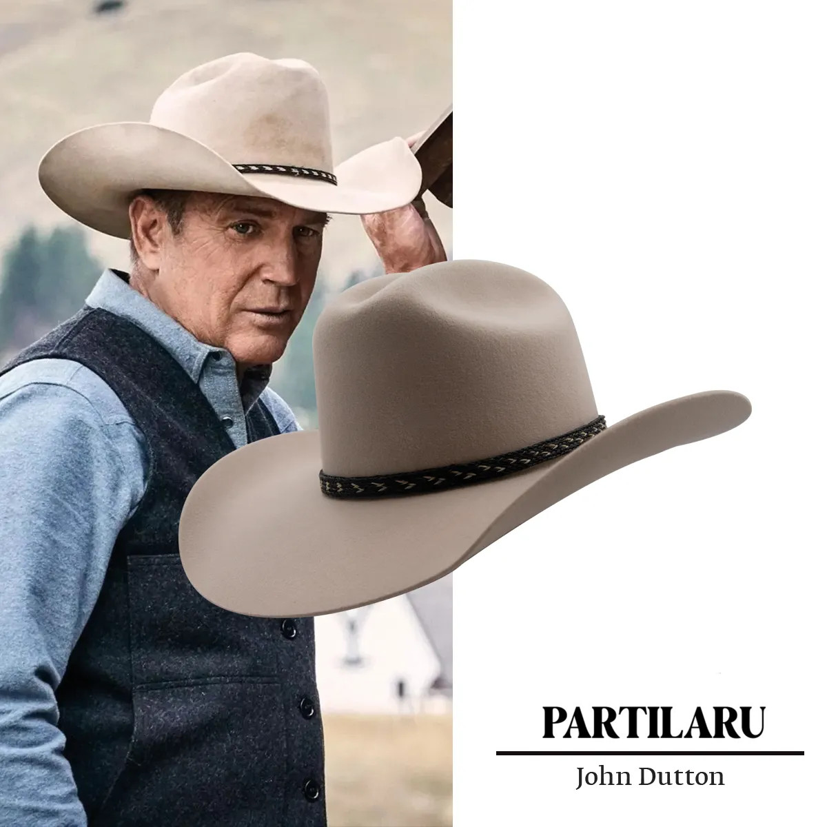 Yellowstone John Dutton 10X Cowboy Hat