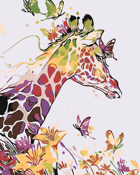 DIY Painting By Numbers | Giraffe-- 40*50cm
