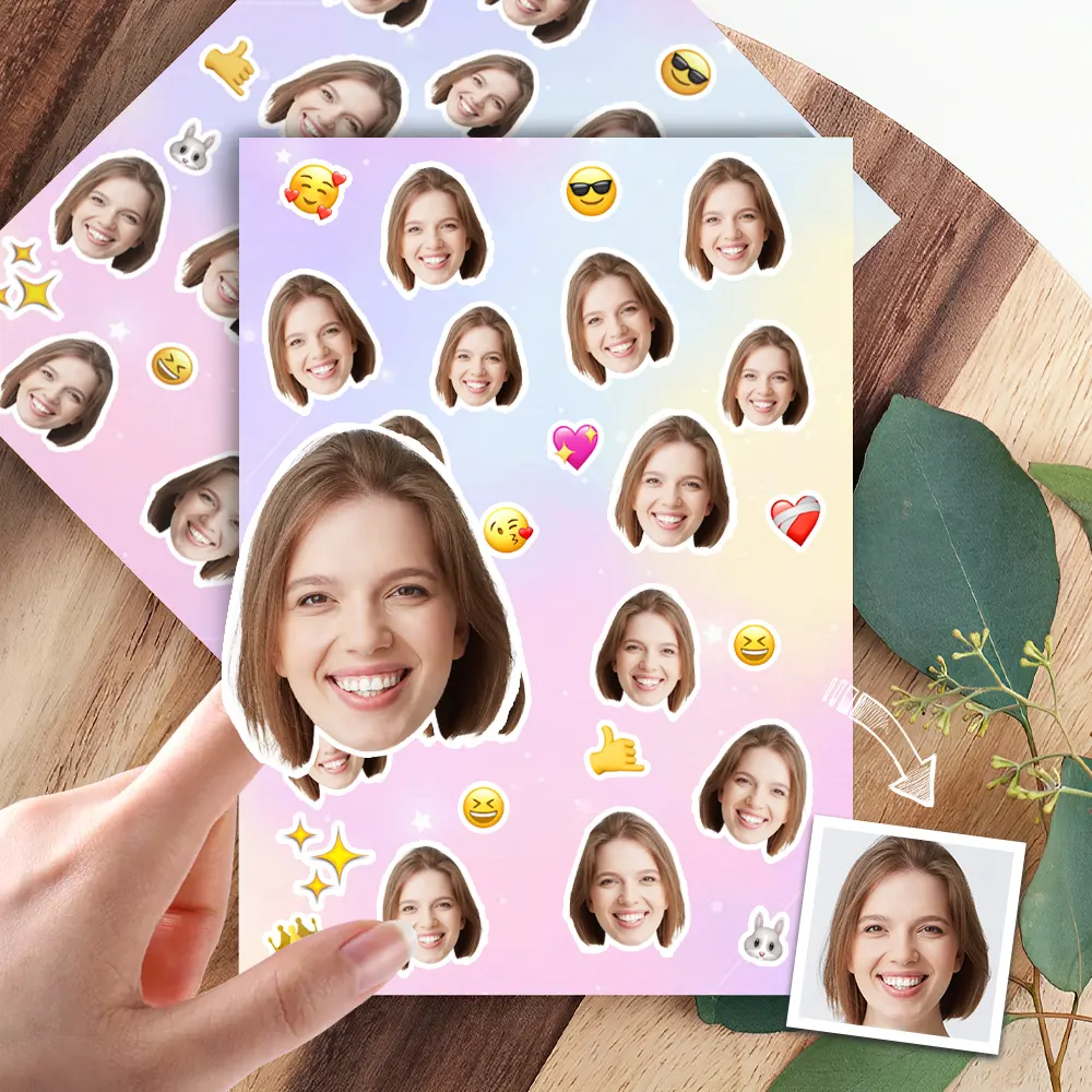 Custom Sticker Your Face Emoji Sticker