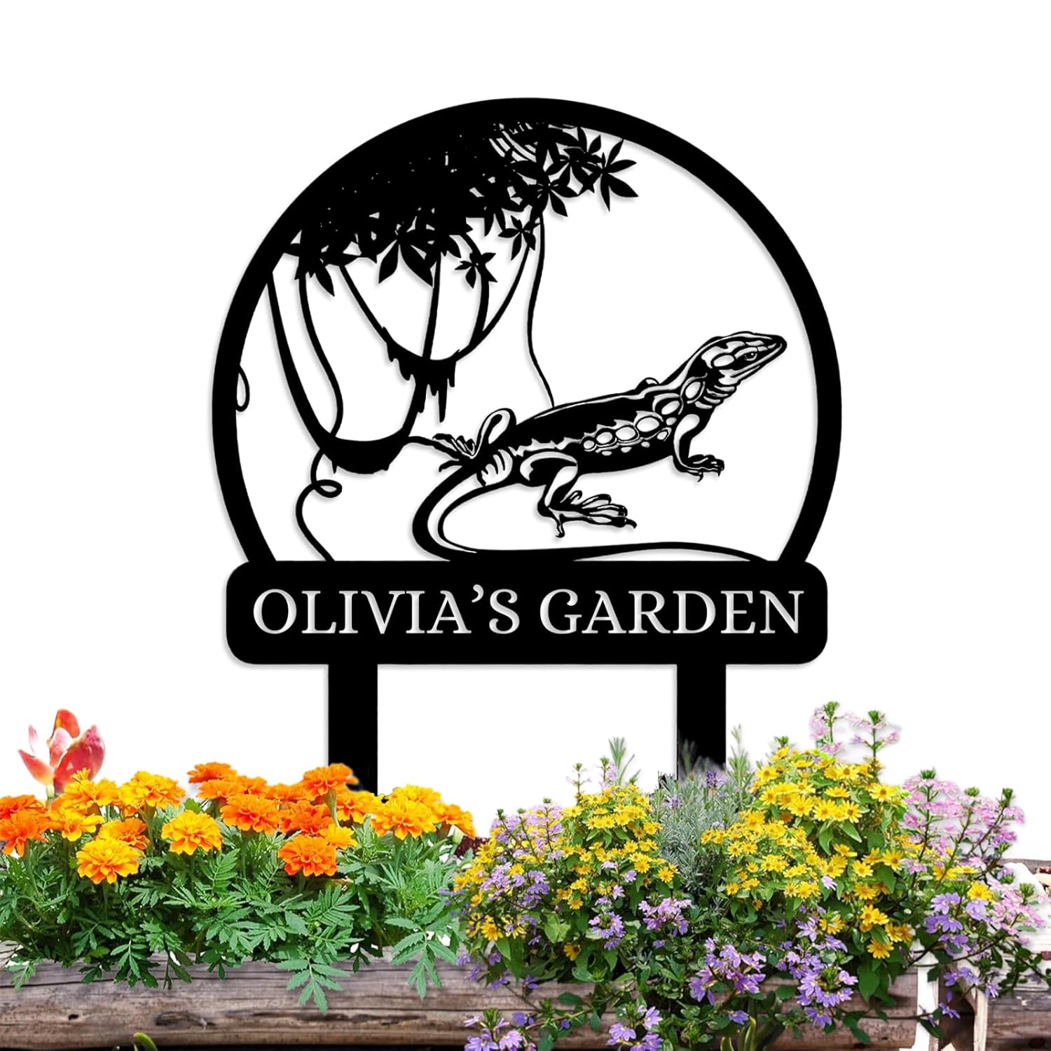 Personalized Garden Signs | Custom Rabbit Metal Garden Sign | Garden ...