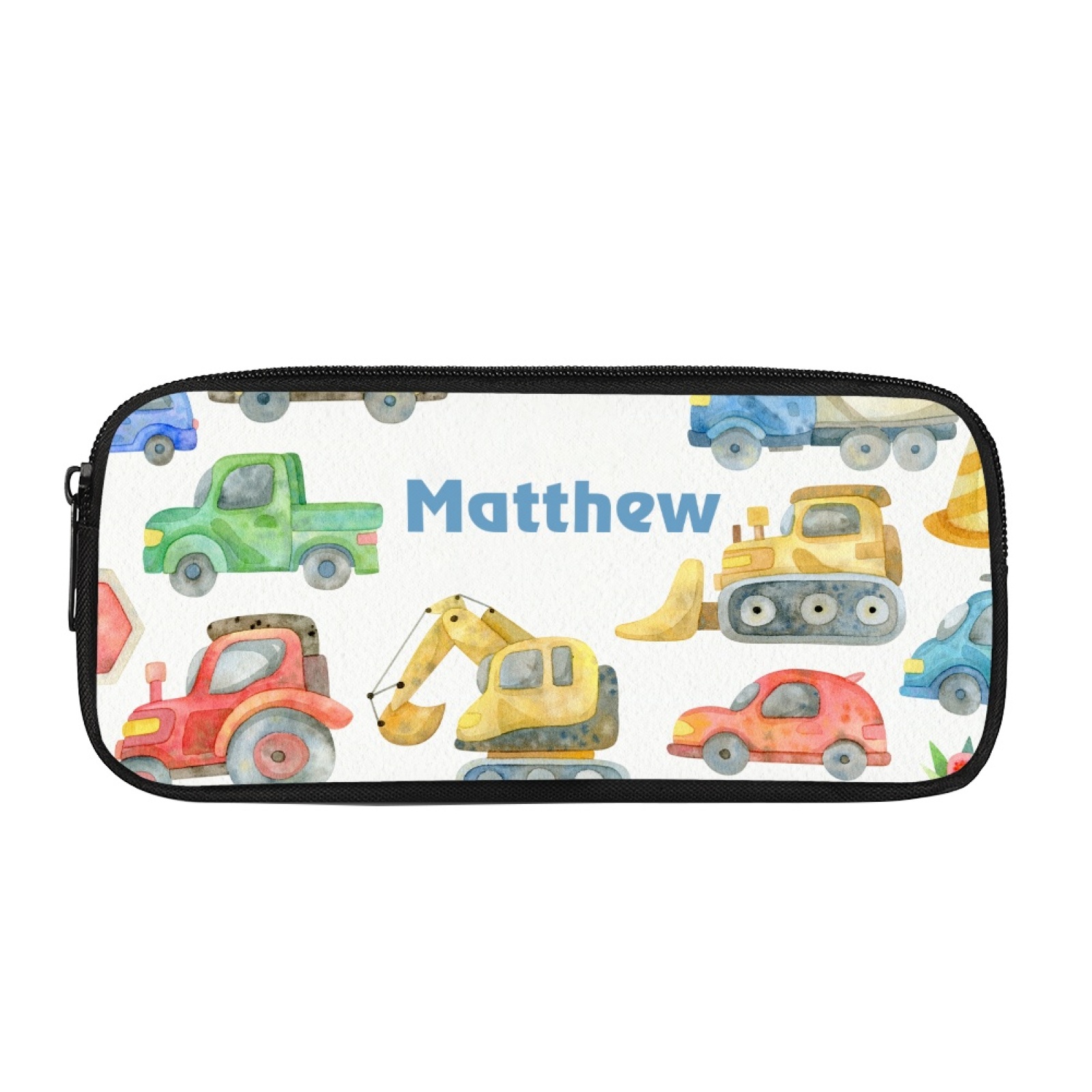 Personalized Tractor Pencil Case, Customized Name Pen Case For Kids ...