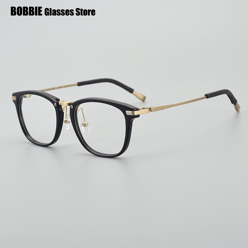 Handmade Glasses Frame Men Women Square Frames Optical Eyeglasses Ultra ...