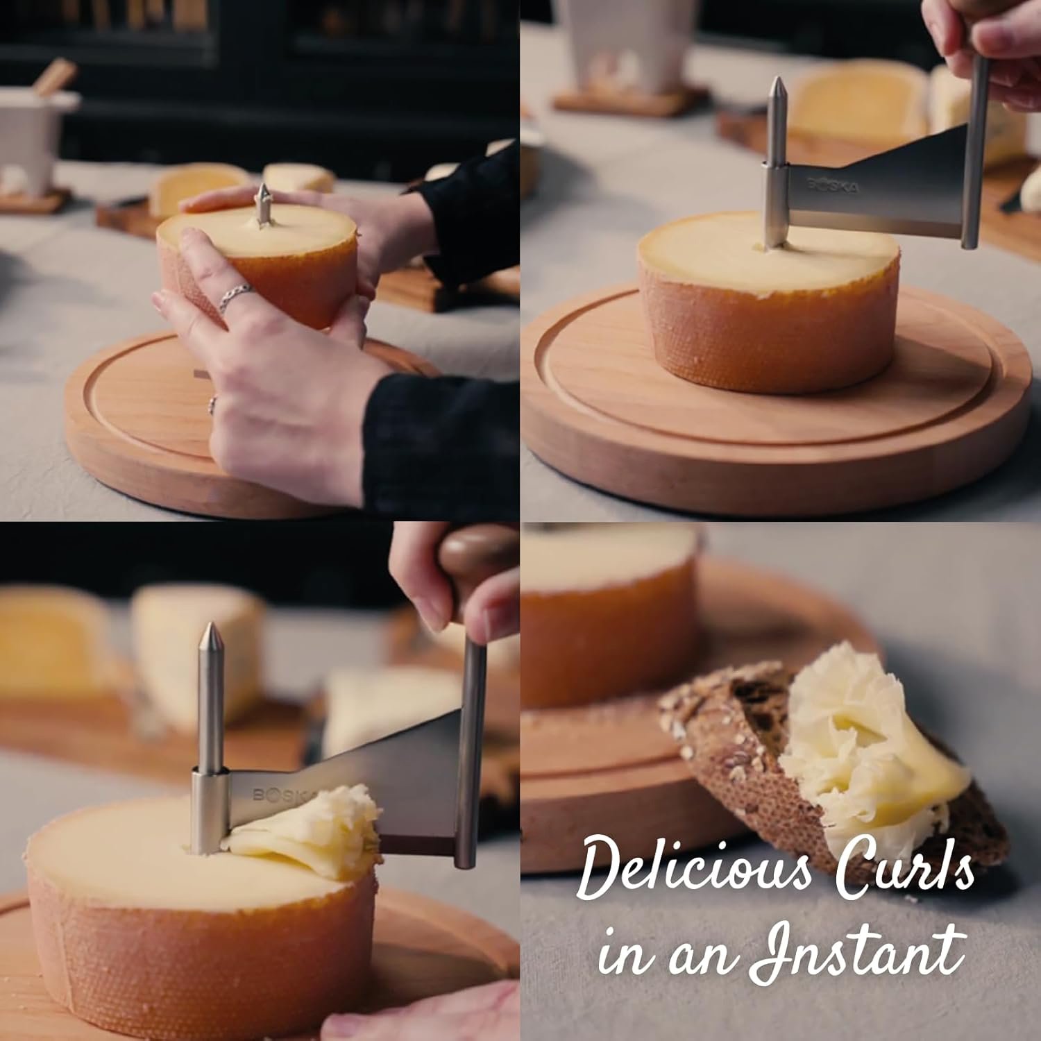 Cheese Curler Wheel - Stainless Steel Cheese Shaver