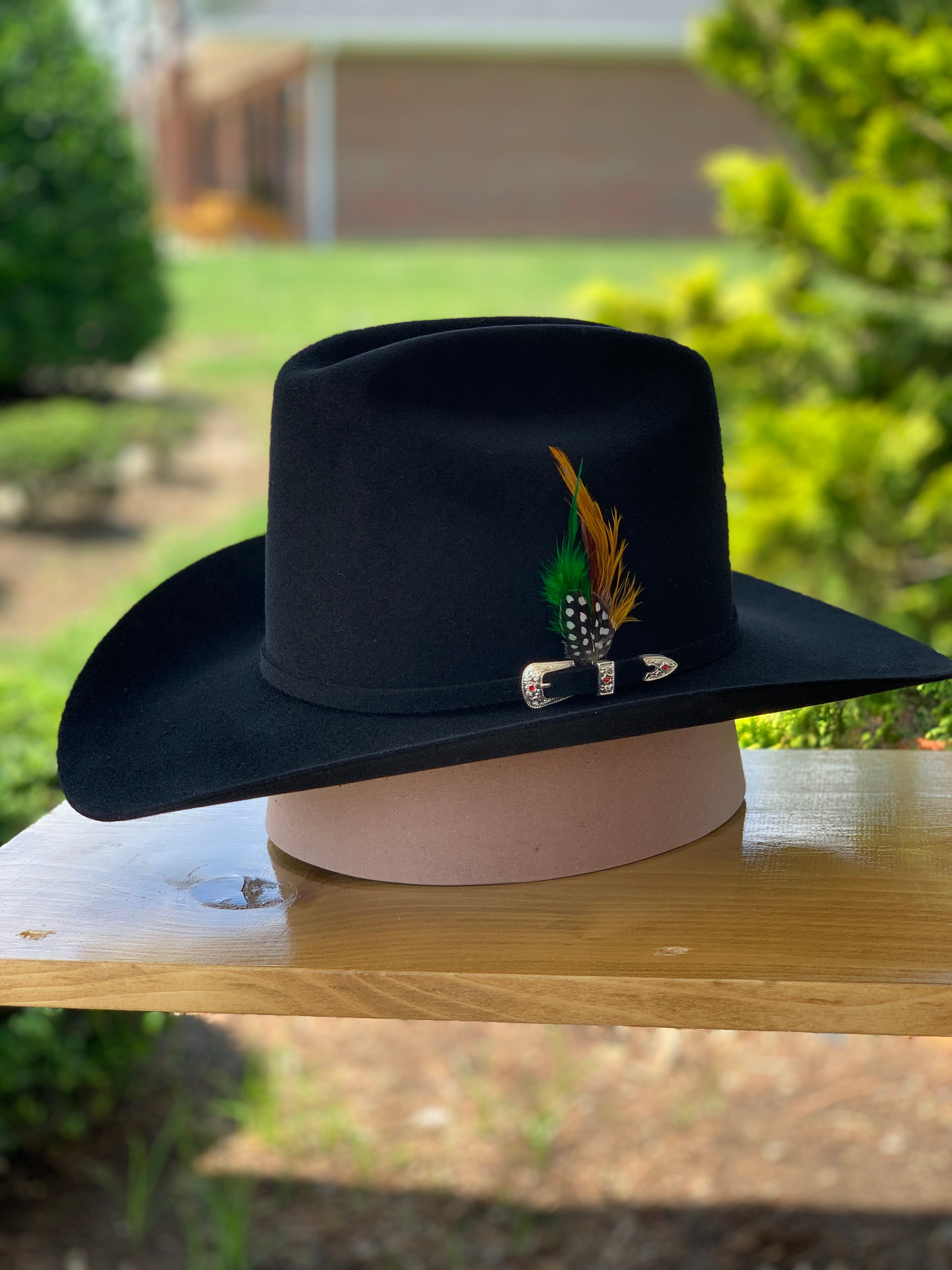 RDR 30X PATRON COPA ALTA COWBOY HAT NEGRO