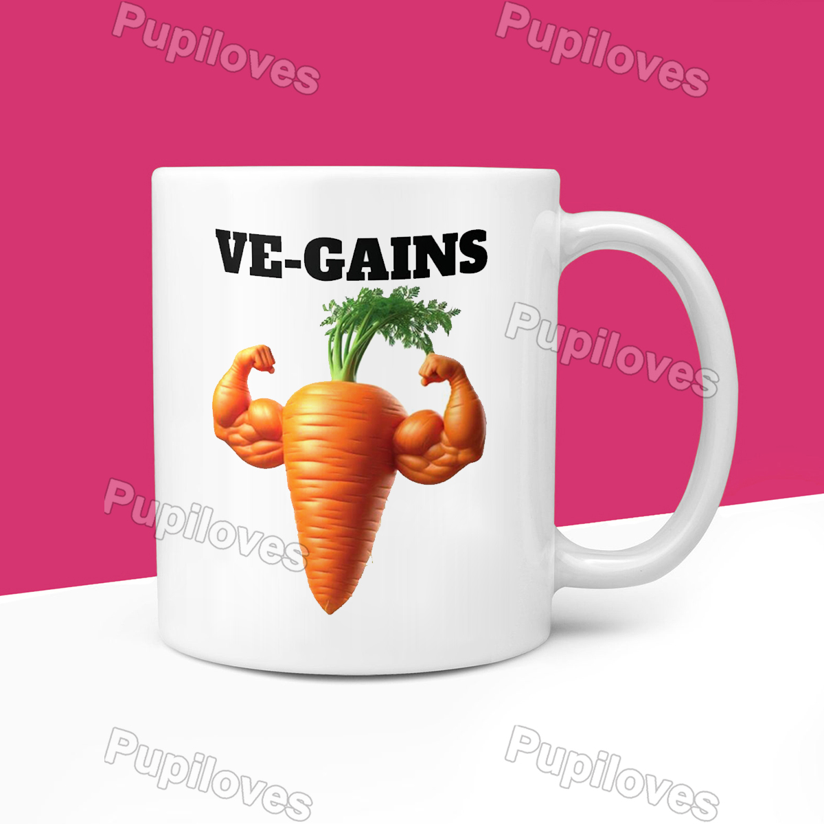 Vegan Bodybuilding Carrot Mug