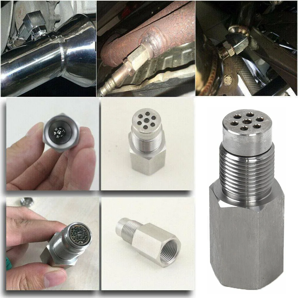 Universal CEL Eliminator (Mini Cat) w/ Catalytic - Oxygen Sensor Spacer ...