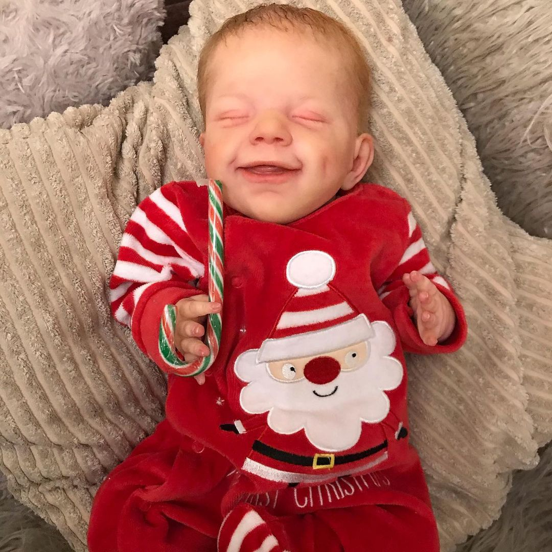 Newly Sleeping Reborn Dolls 12'' Amora Lifelike Rebirth Doll Boy