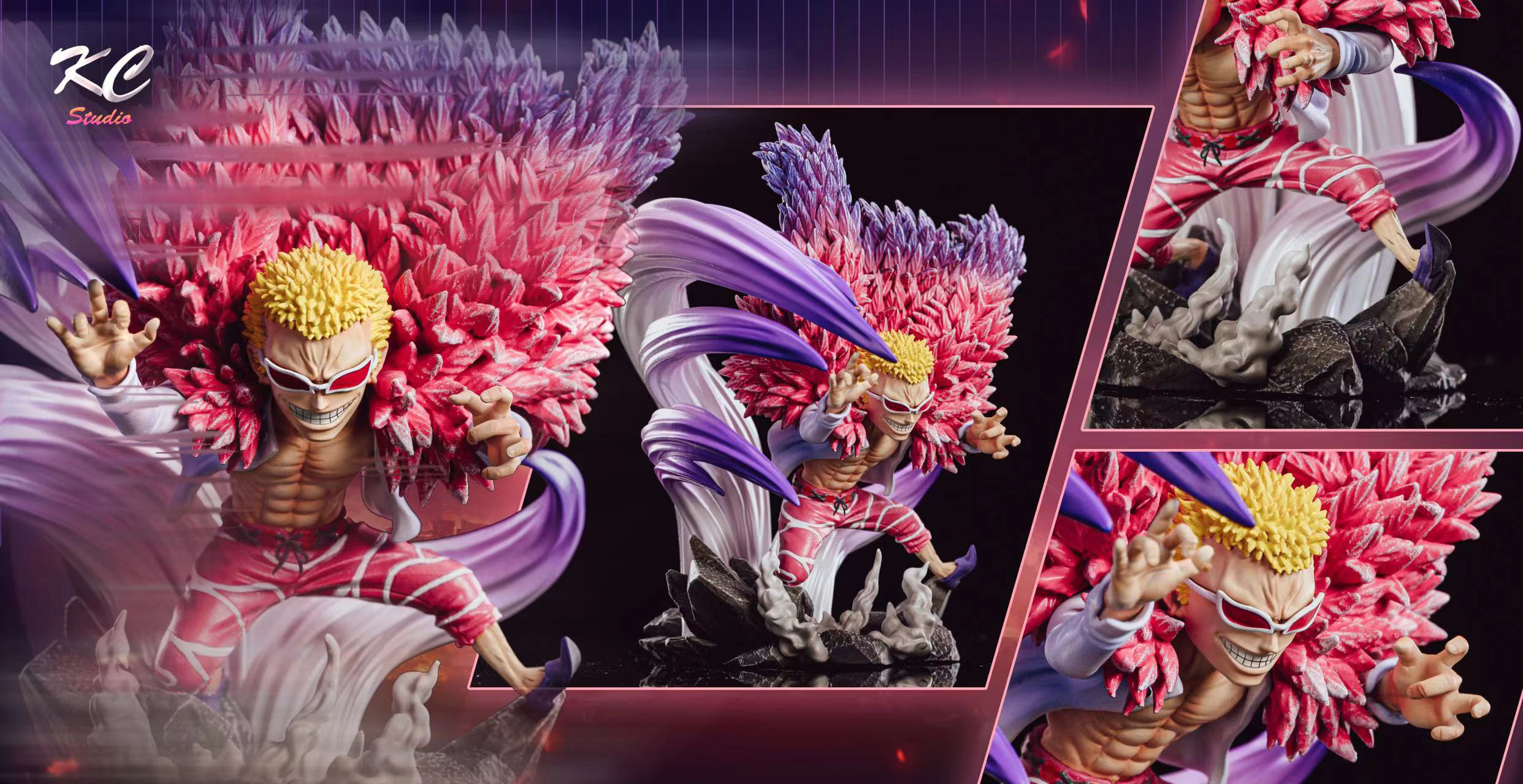 WCF Scale Donquixote Doflamingo - ONE PIECE Resin Statue - Kc Studios