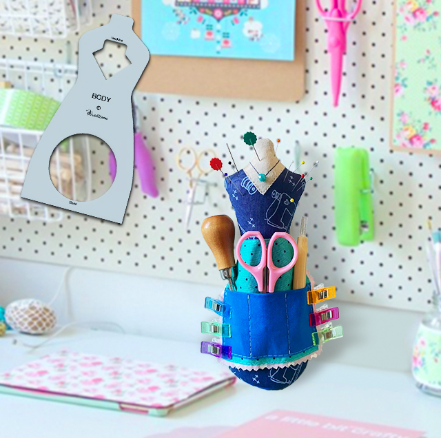 Mannequin Pincushion Sewing Template With Tutorial