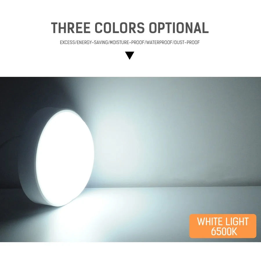 LED Ceiling Lamp Bathroom Ceiling Light Surface Mounted Waterproof ...