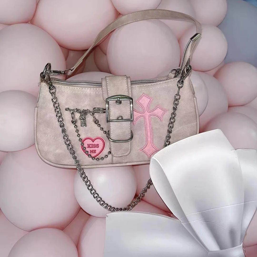 Y2K CROSS UNDERARM BAG