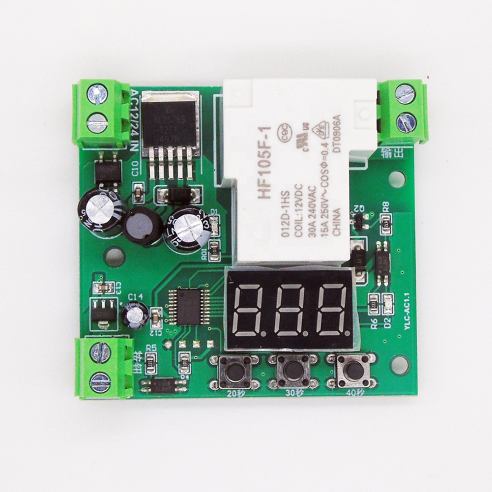 AC/DC12~24V Multi-function Time Relay Timer Delay Relay 30A Smart Relay ...