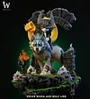 1/4 Scale Wolf Link & Princess Midna with LED - The Legend of Zelda ...