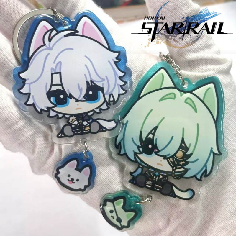 Honkai Star Rail Phainon Anaxa Keychain
