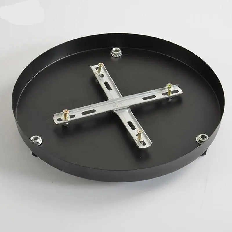 Ceiling Plate Black/White Iron Pendant Lamp Bases DIY 2/3/4/5 holes 2
