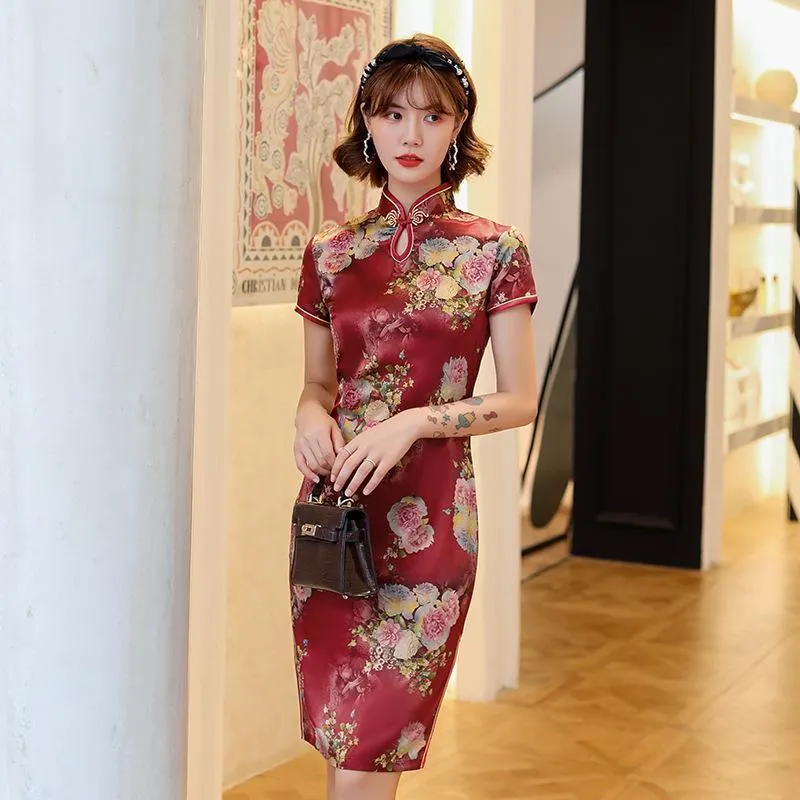 Cheongsam Chinese Dress Women's Plus Size Chinese Traditional Dress ...