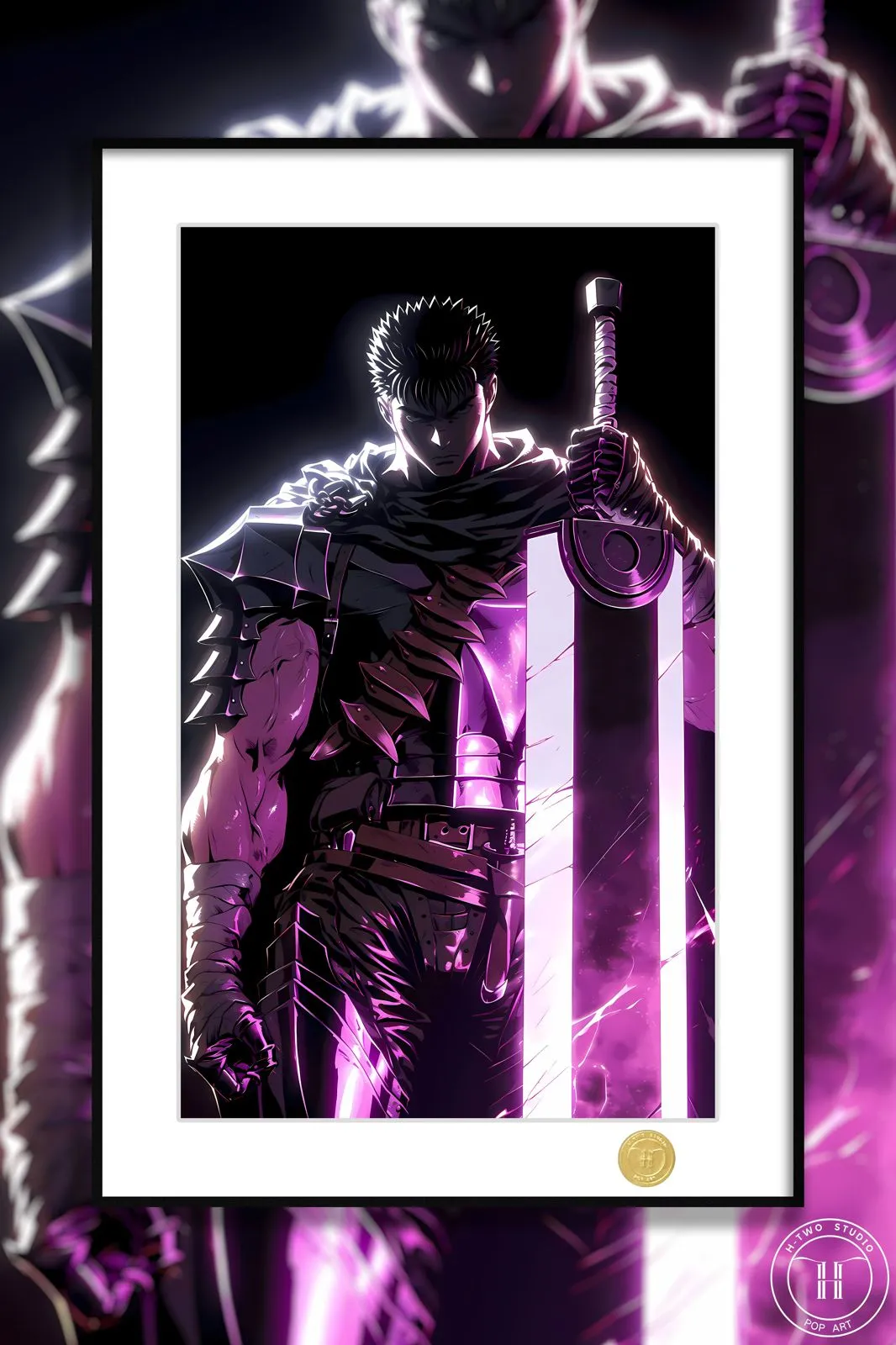 Guts Decorative Painting - Berserk - H-TWO Studio