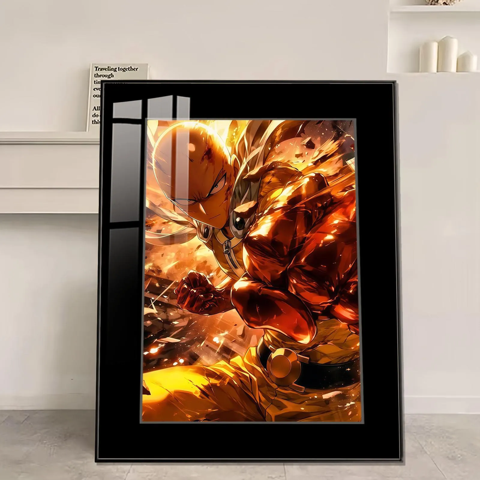 Serious Moves Saitama Decorative Painting - One-Punch Man Decorative ...