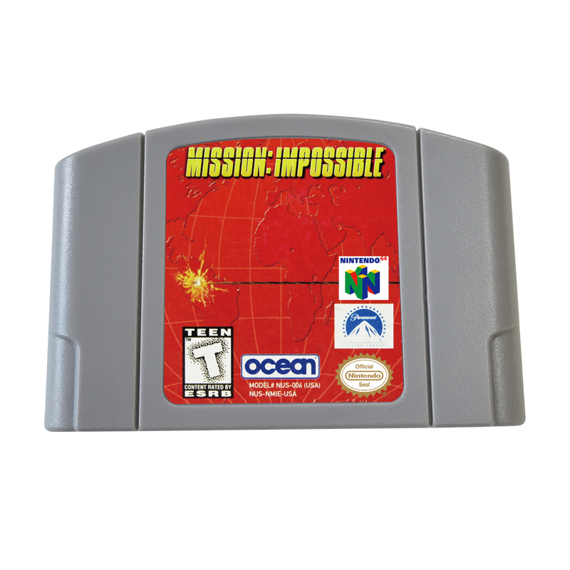 Mission: Impossible N64 Cartridge For Nintendo 64 Game Console