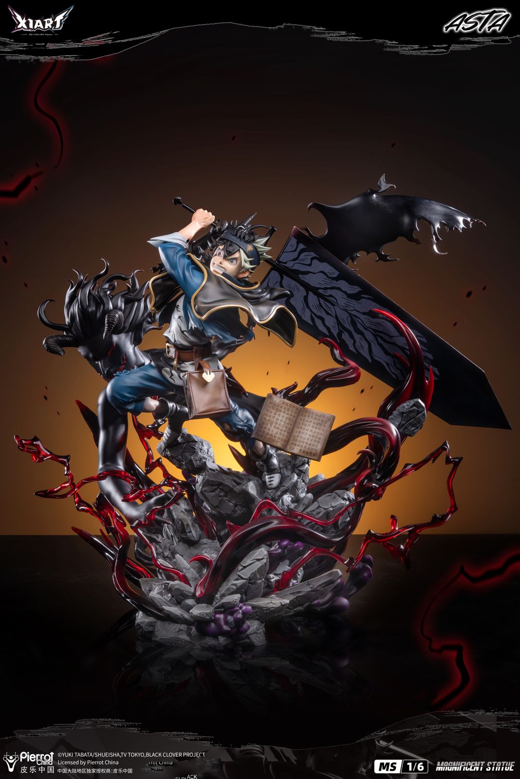 1/6 Scale Licensed Asta with NFC Chips - Black Clover Resin Statue ...