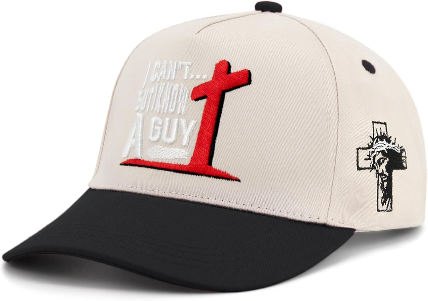 GAR BETHE Vintage Two-tone Embroidered Christian Hats For Men Women ...