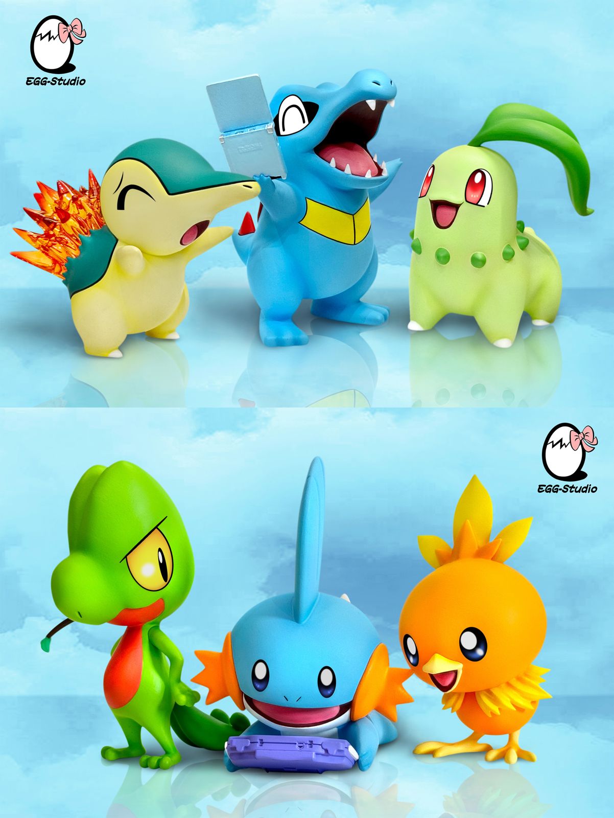Happy Hour Second & Third Generation Starter Pokemon - Pokemon Resin ...