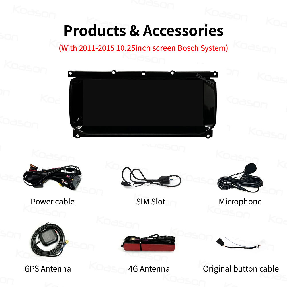 KOASON Android Screen Upgrade Apple CarPlay Android Auto GPS Navigation ...