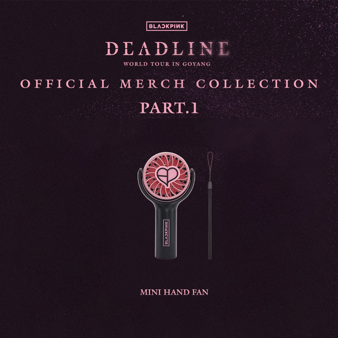 BLACKPINK Deadline World Tour Mini Hand Fan